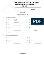 Middle Class Revision Work - Set 3 | PDF