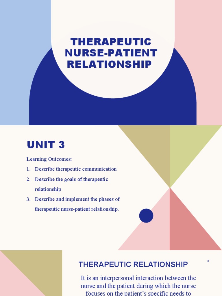Therapeutic Nurse Patient Relationship Pdf