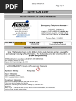 Safety Data Sheet: CIF Disinfectant Floor Cleaner | PDF | Occupational ...