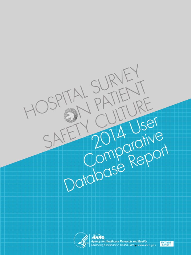 HSOPSC User Comparative Database | PDF | Survey Methodology | Patient ...