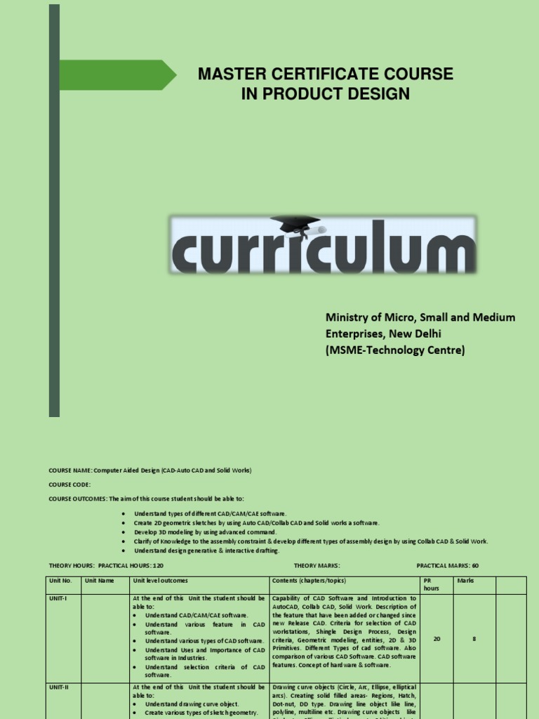 Igtr Aurangabad MCCPD Curriculam | Download Free PDF | 3 D Printing ...