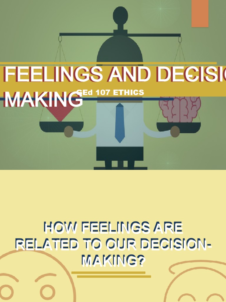 Emotions in Ethical Decision-Making | PDF | Experience | Decision Making