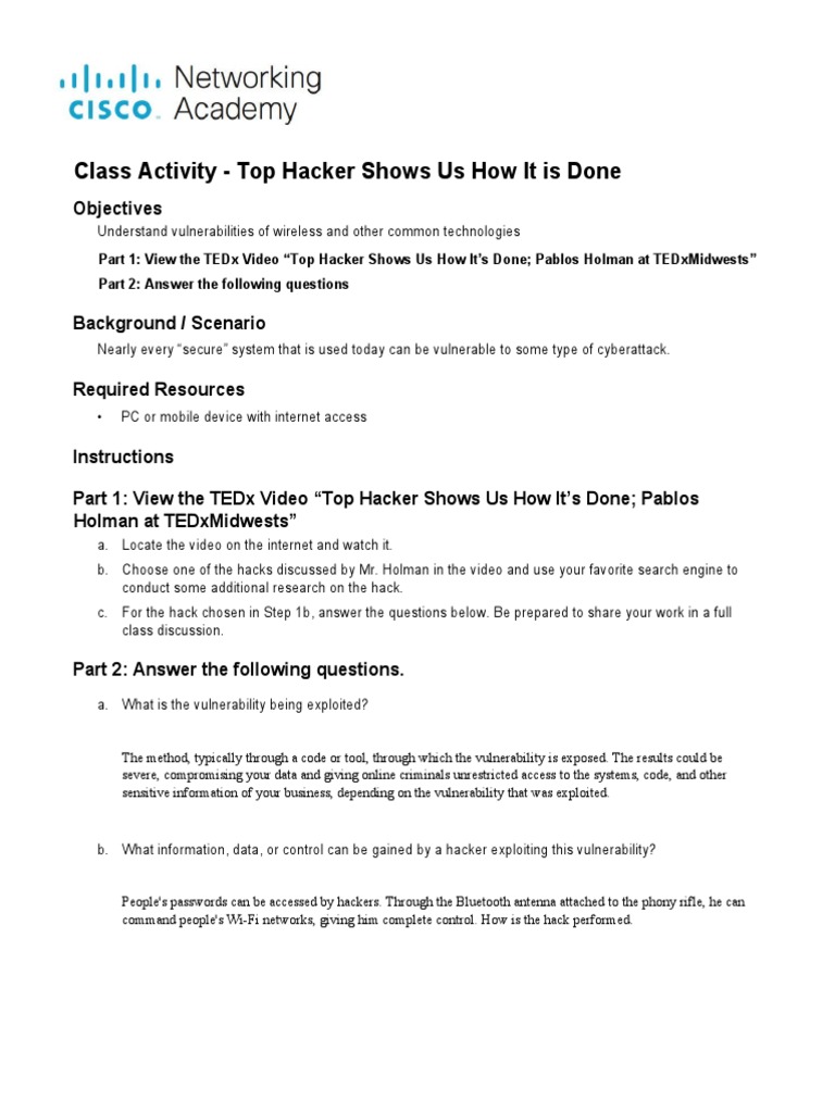Top Hacker Shows How Its Done Pdf Security Hacker Vulnerability Computing