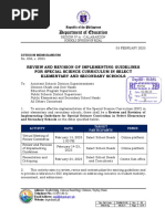 Division Memorandum No. 381, S. 2025 Ooo | PDF | Lesson Plan | Teachers