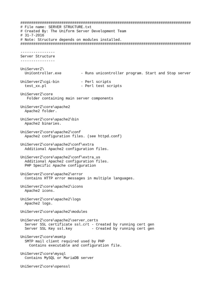 Server Structure | Download grátis PDF | Apache Http Server | Networking Server Structure | Download grátis PDF | Apache Http Server | Networking