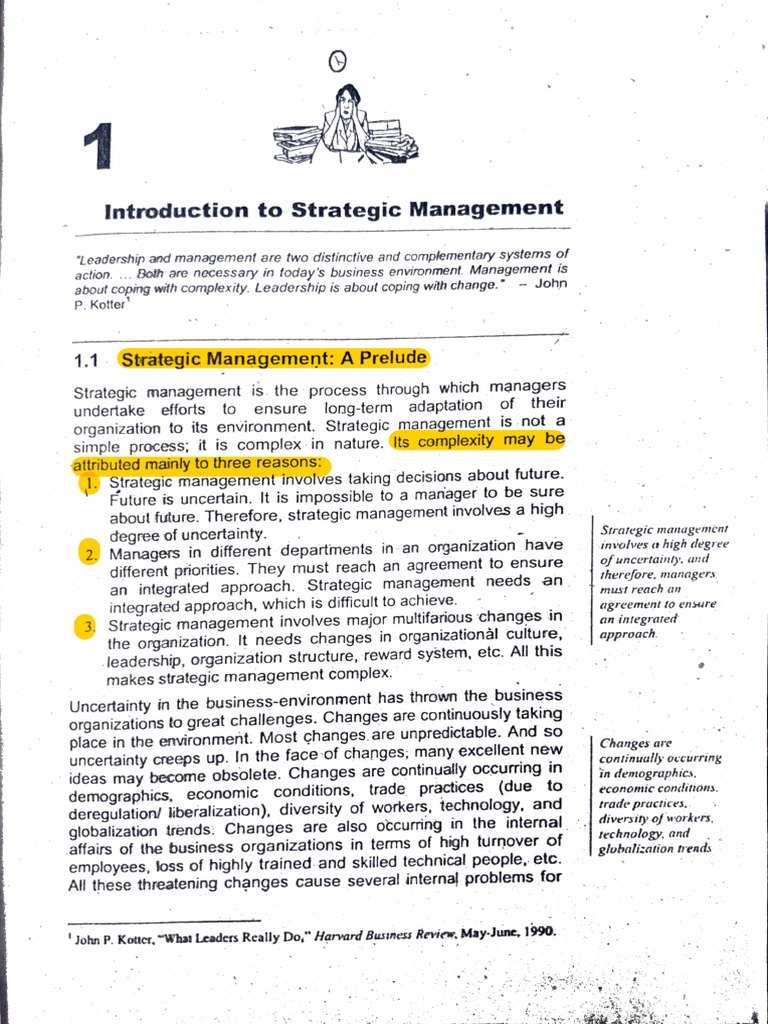 Strategic Management (Chapter 1) | PDF