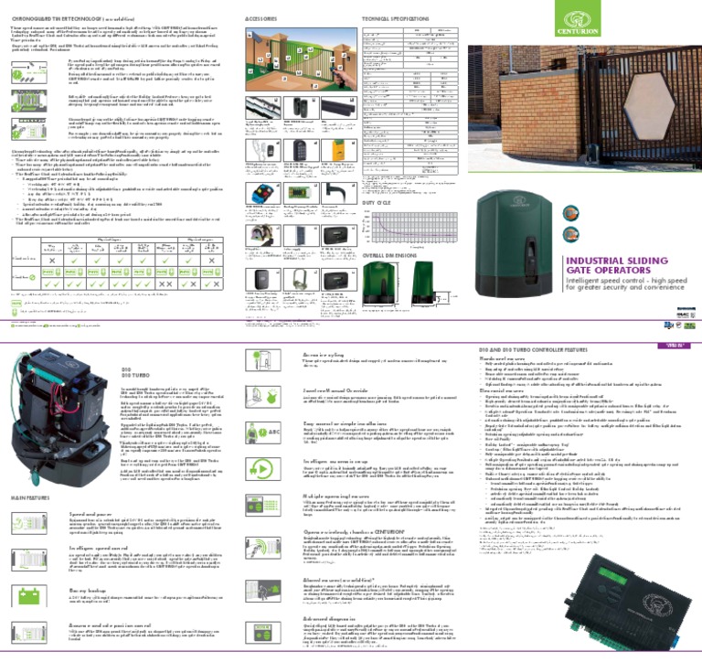 Centurion Vantage Brochure - D10 Turbo | PDF | Battery Charger ...