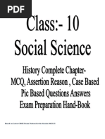 Picture-Based Questions, History, Grade-10 | PDF