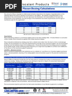 Flocon 100 Antiscalant Overview | PDF | Chlorine | Osmosis