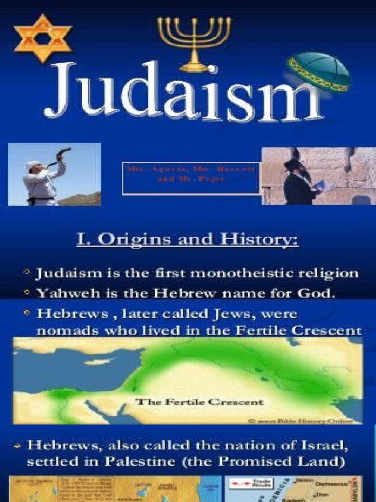 IWRBS Week 5-JUDAISM | PDF | Jewish Holidays | Jews And Judaism