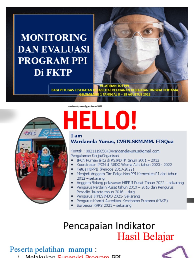 MONITORING DAN EVALUASI PROGRAM PPI CILOTO Oke | PDF