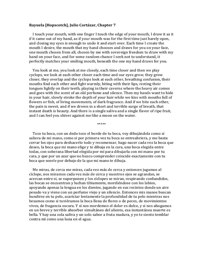 Rayuela Chapter 7 | PDF | Human Anatomy | Anatomy
