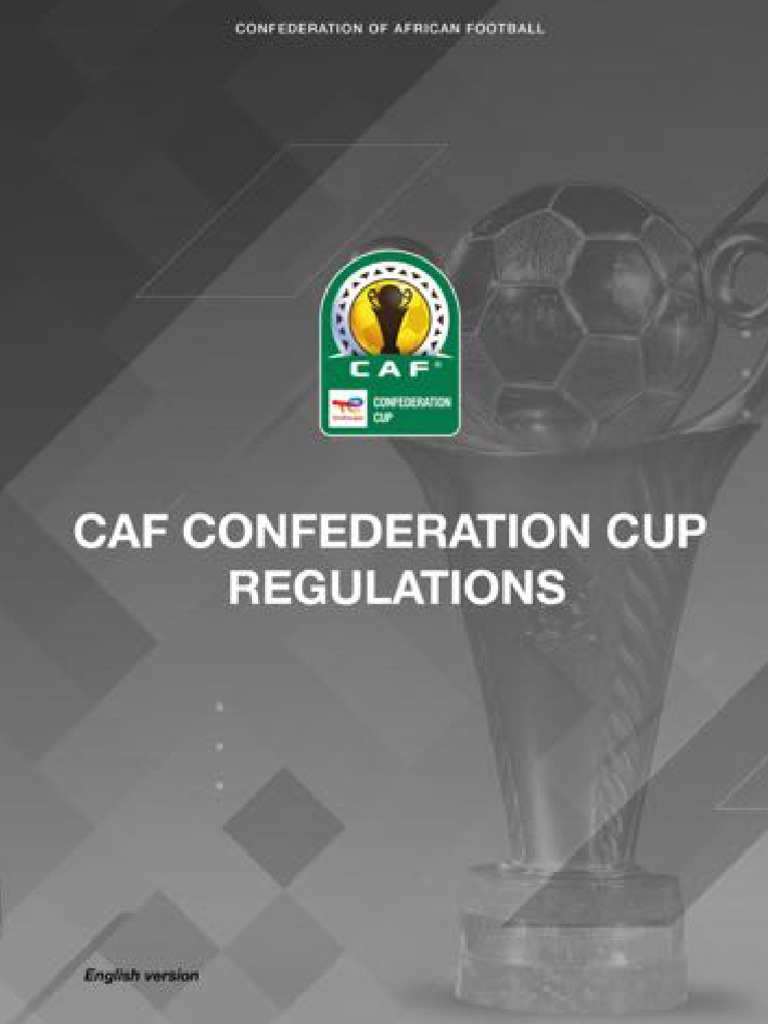 CAF Confederation Cup Regulations | PDF | Association Football | Sports