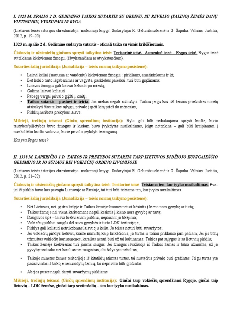 MANO II Seminaras | PDF