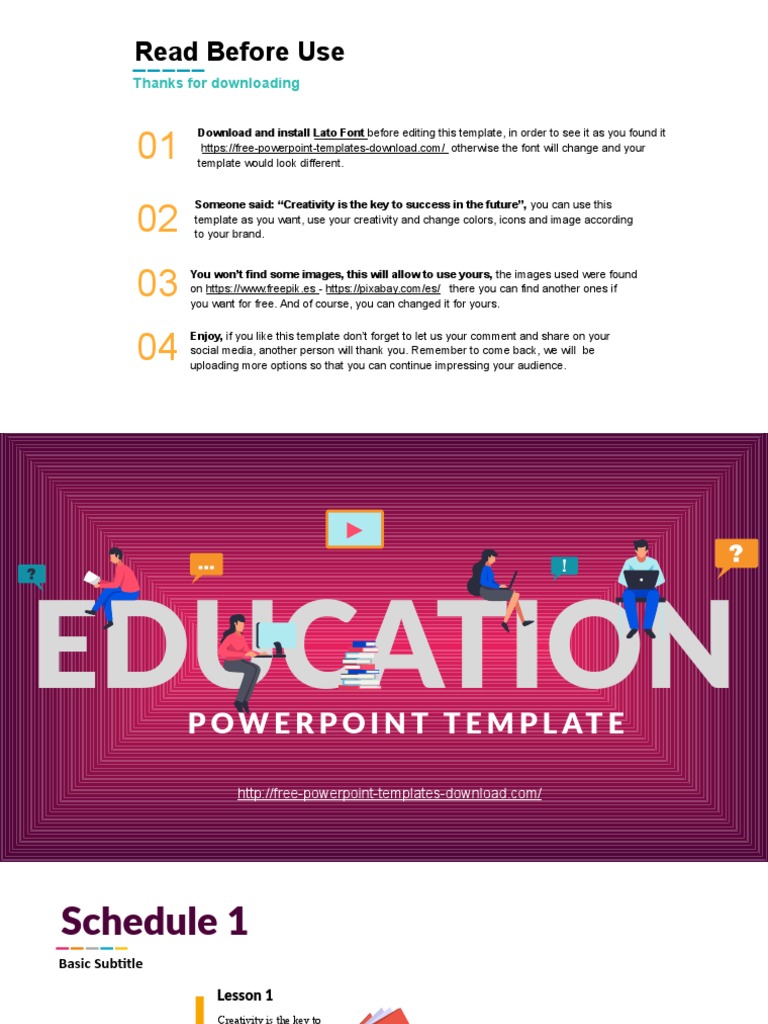 Lesson Free Powerpoint Templates | PDF | Communication | Mass Media