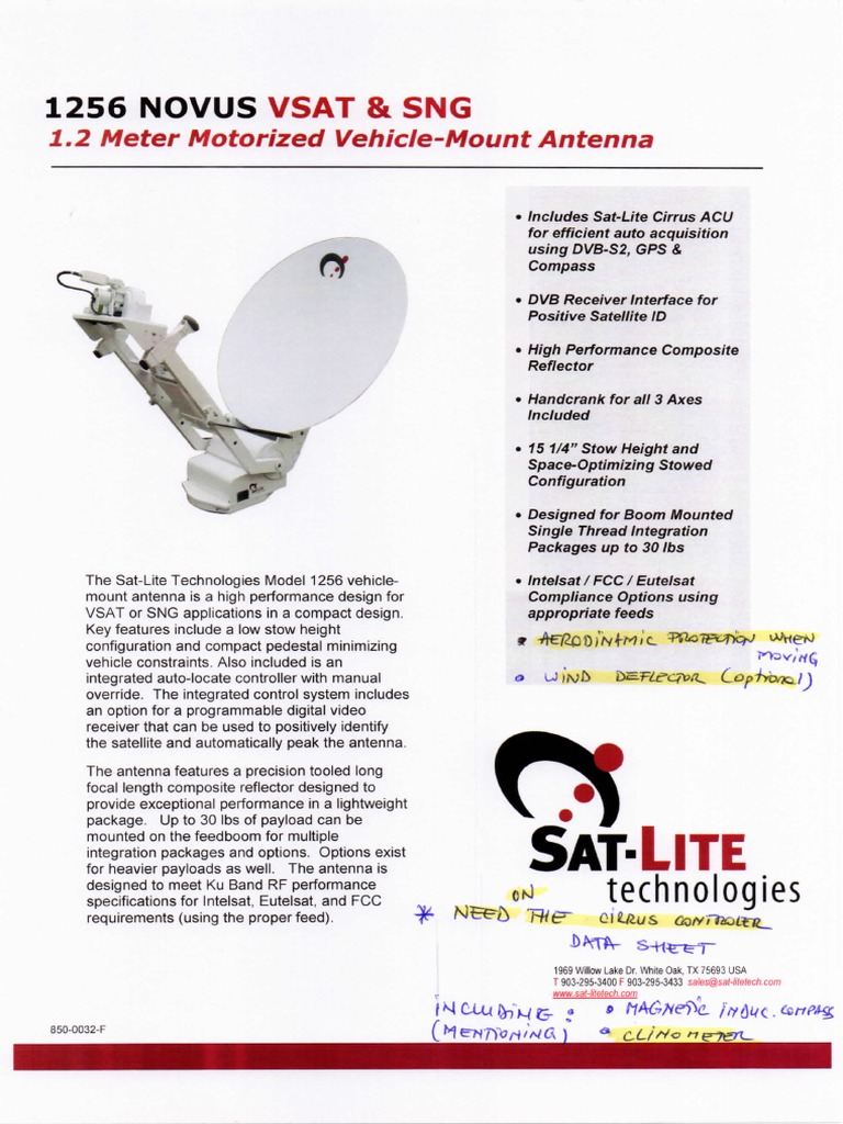 1256 Novus VSAT SNG | PDF