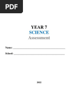 Year 7 Science Workbook - Collins | PDF