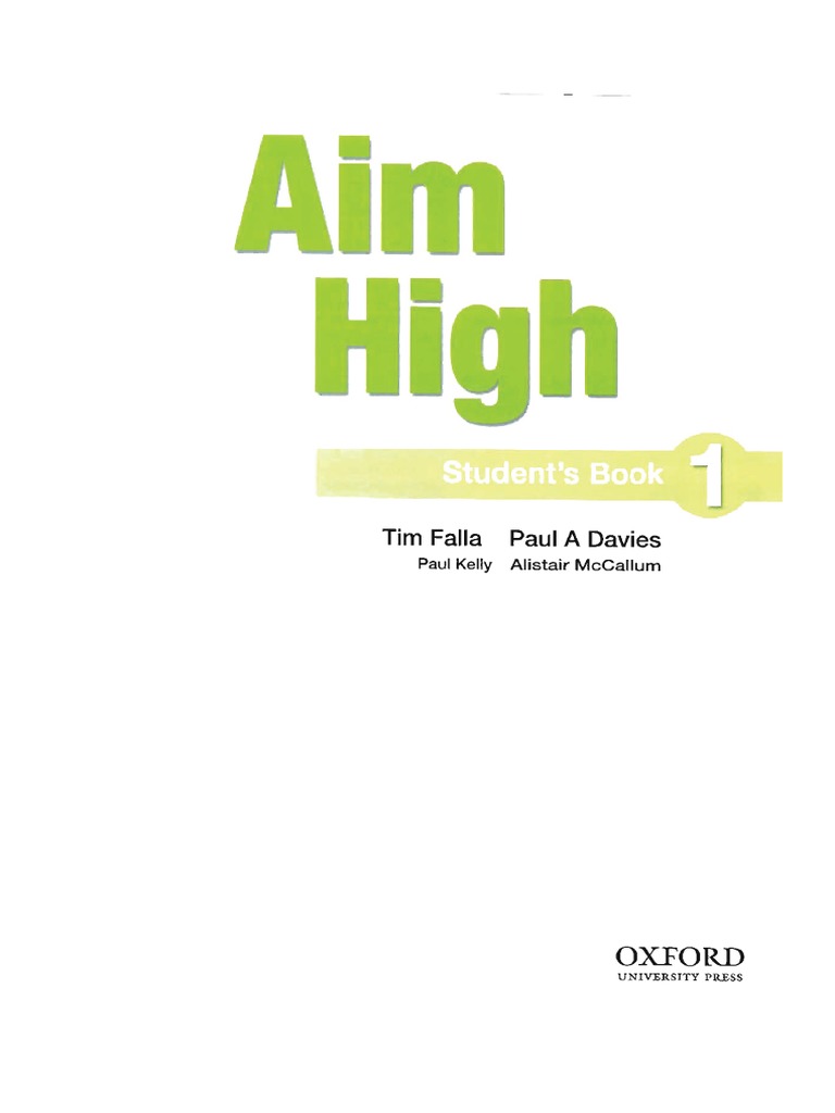 Aim High 1 Student's Book | PDF