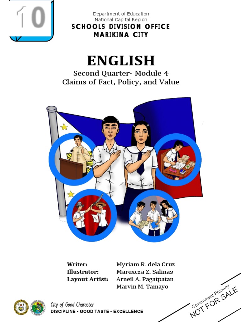 NCR Final q2 Eng10 m4 Val Illus Layout With Answer Key 1 | PDF | Social ...