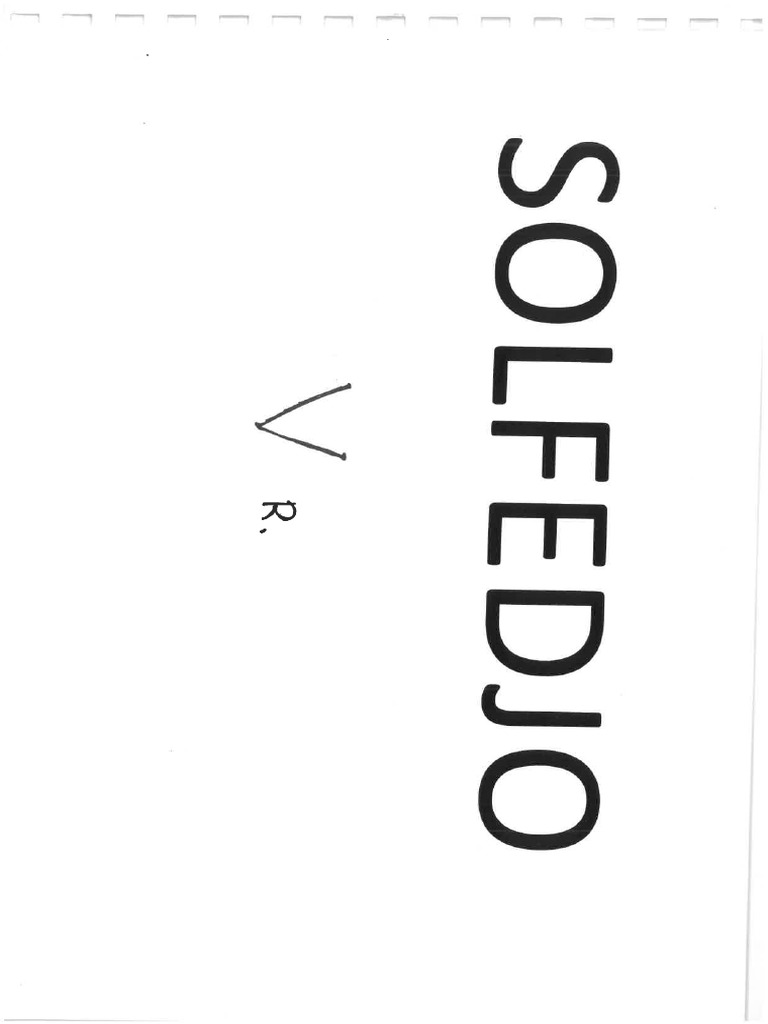 SOLFEDJO 90 Strana | PDF