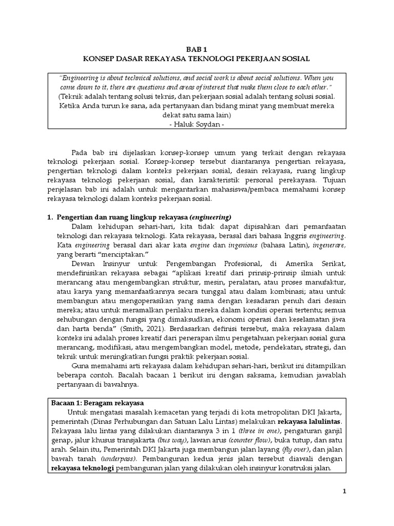 Bab1konseprekayasatek Peksos | PDF | Seni | Teknologi & Rekayasa