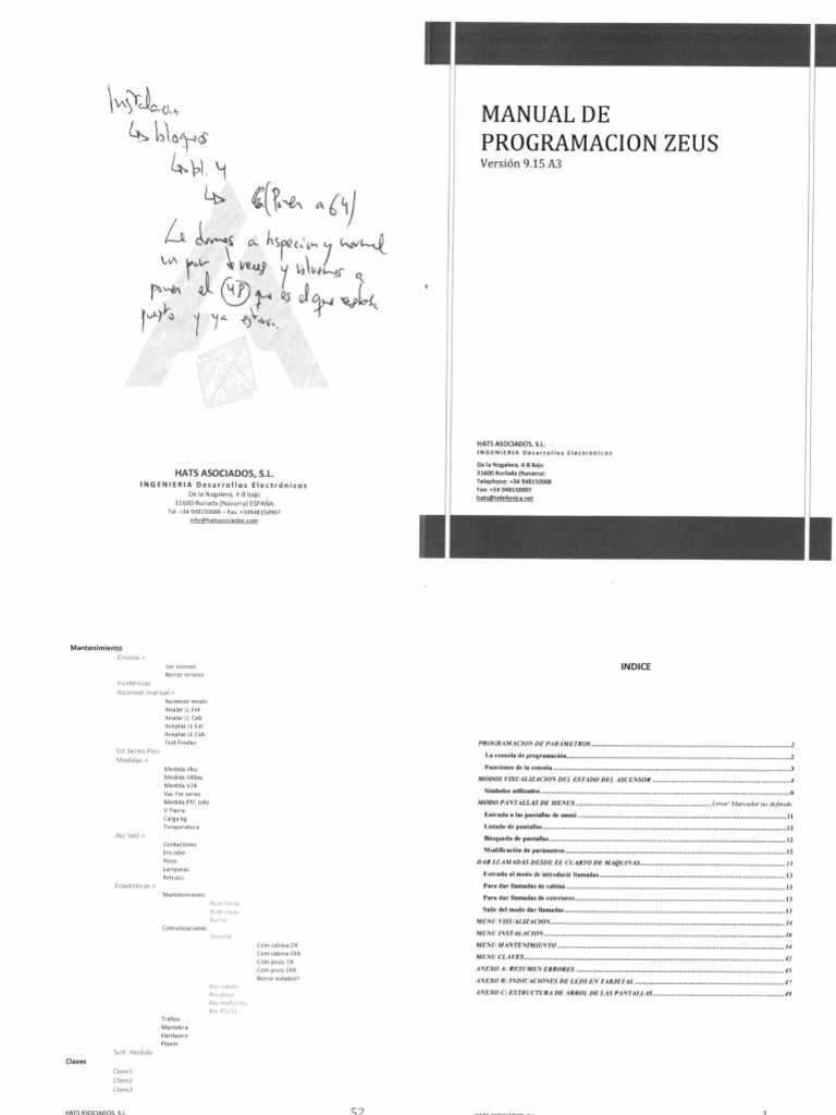 Manual de Programacion Zeus Tipo Libro | PDF