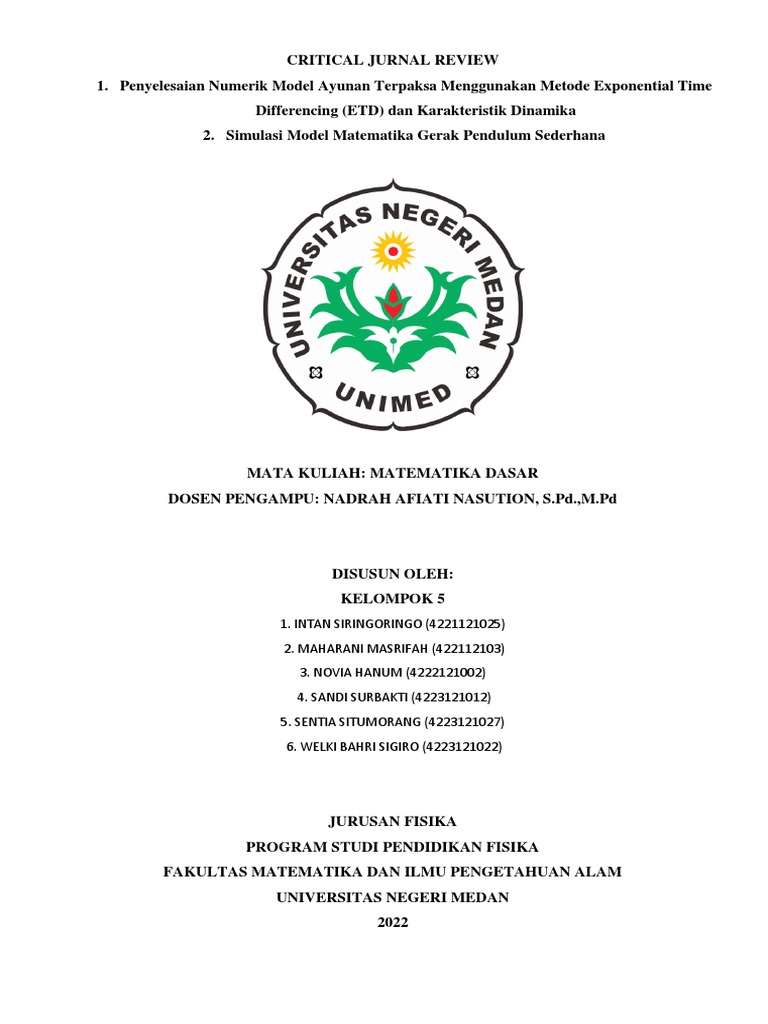 CJR Matdas Kelompok 5 | PDF