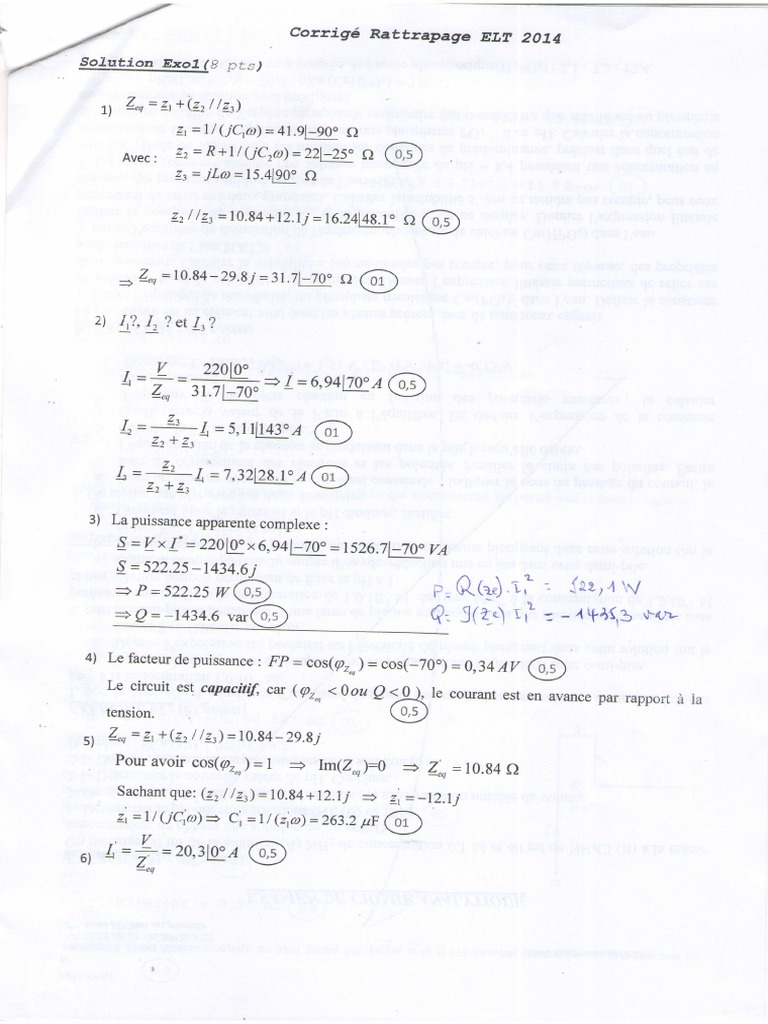 A4 Sujet Correction | PDF