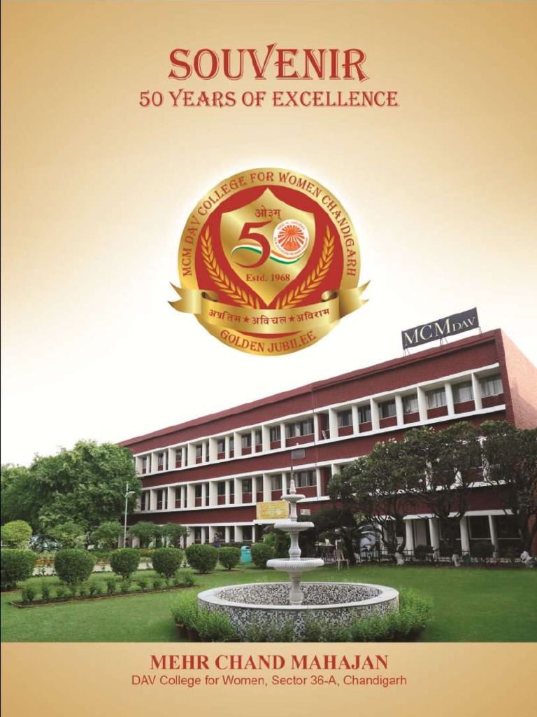 Mehar Chand Mahajan DAV Souvenir | PDF