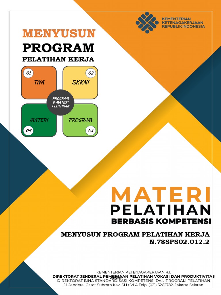 MENYUSUN PROGRAM PELATIHAN KERJA | PDF