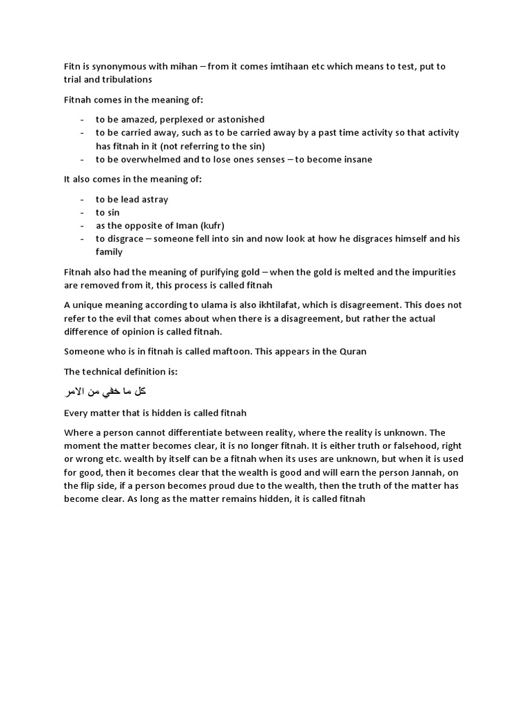 What Is Fitan | PDF