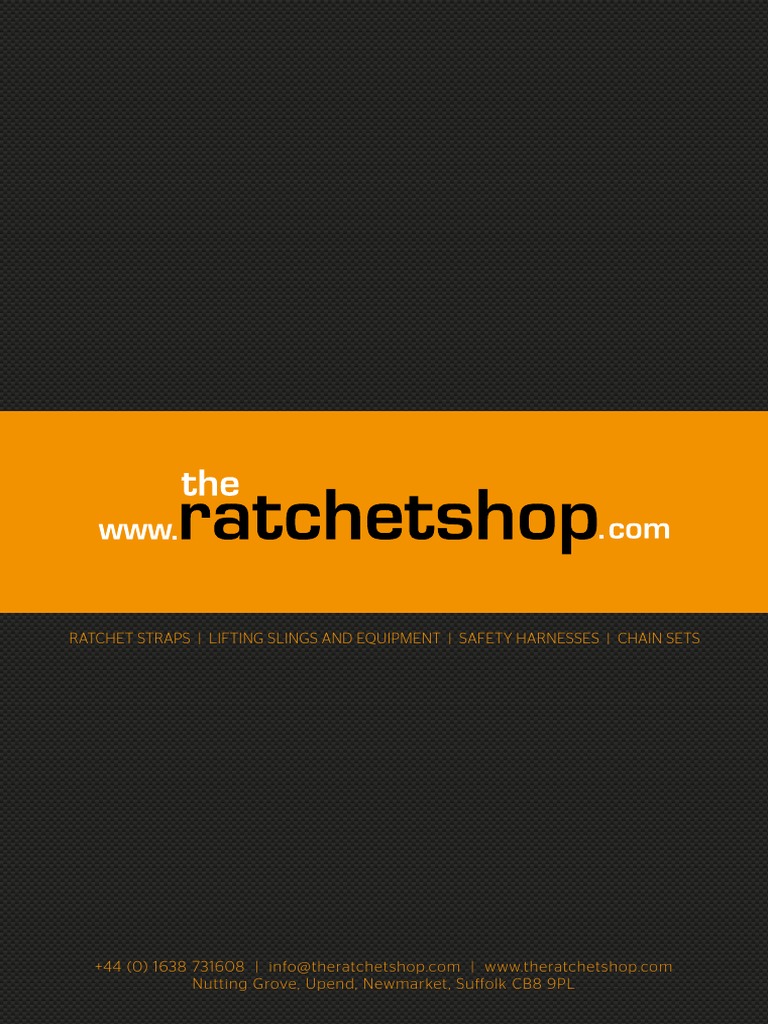 Theratchetshop Brochure | PDF | Manufactured Goods | Equipment