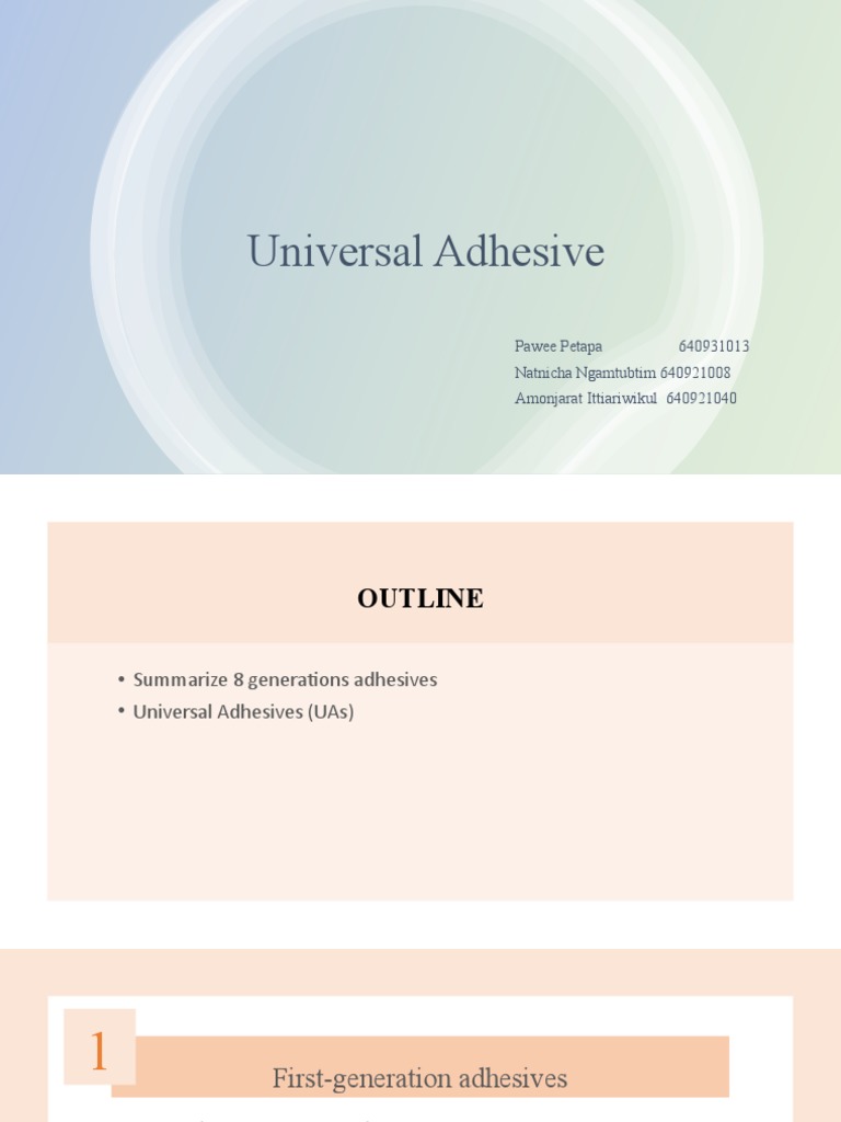 Universal Bonding | PDF | Tooth Enamel | Dentin