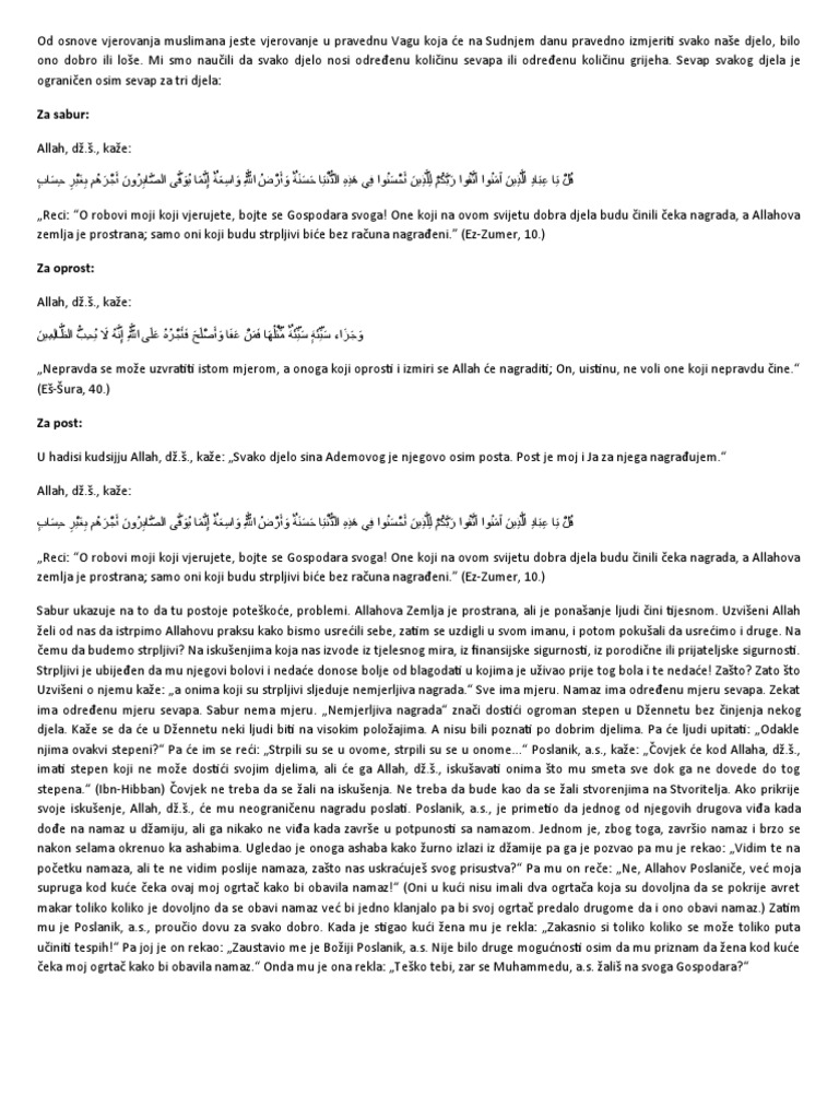 Hutba, 01.04.2022. | PDF