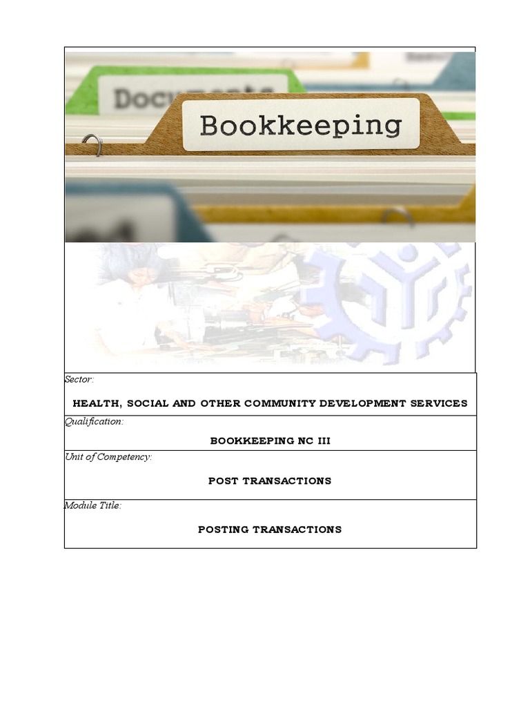 Post Transaction | PDF | Debits And Credits | Bookkeeping