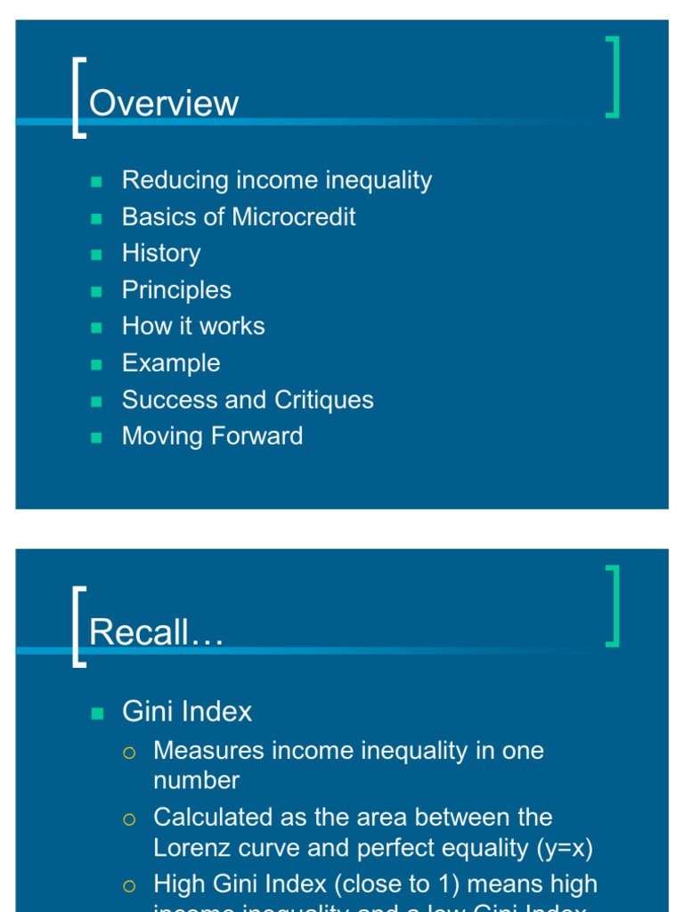 Micro Credit Presentation | PDF | Microcredit | Grameen Bank