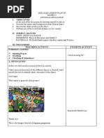 Detailed Lesson Plan in P.E. (Recreational Activities) | PDF | Self ...