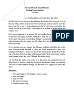 Formal Letter Sample Grade 5 | PDF
