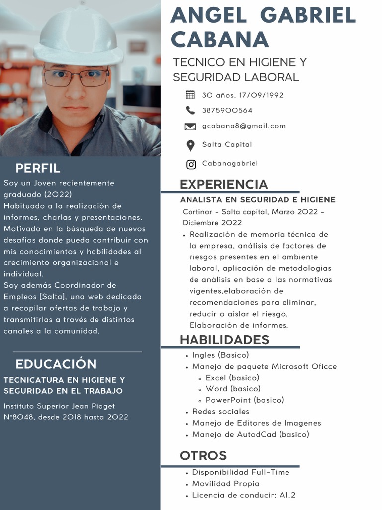 Cabana Angel Gabriel Currículum Vitae | PDF