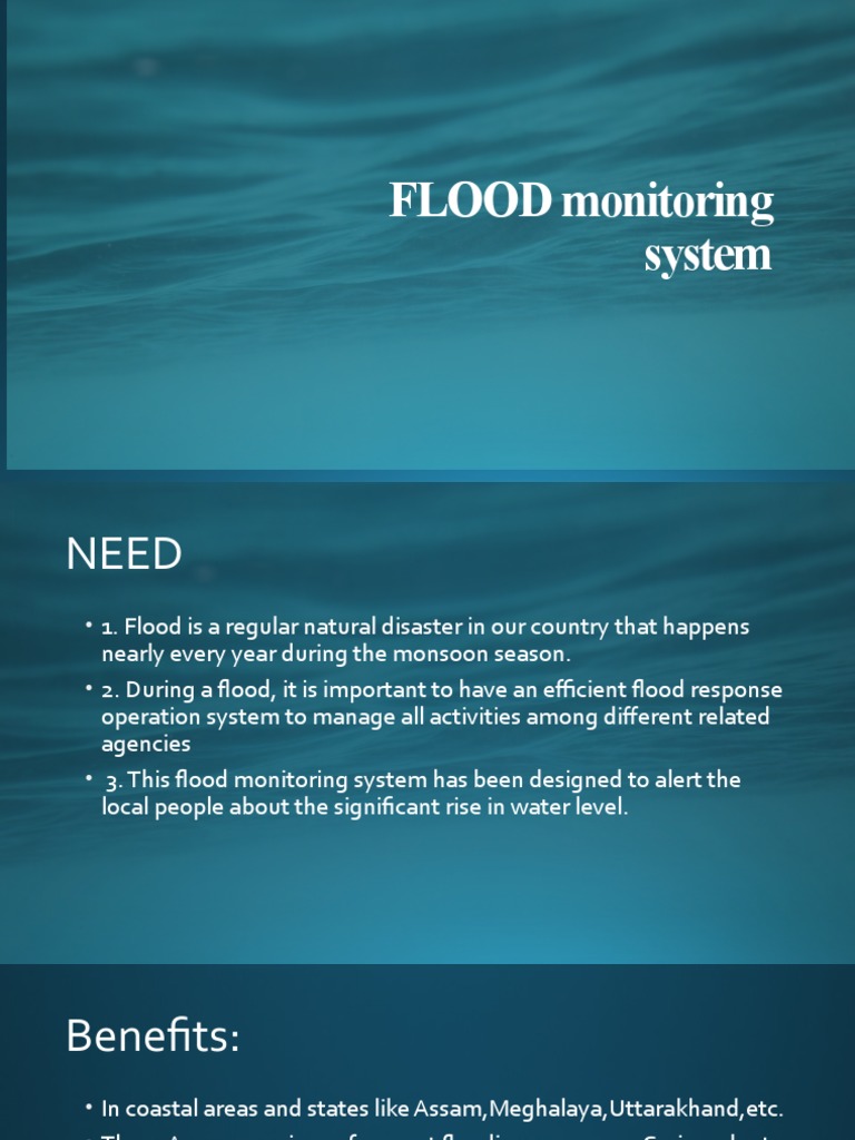 FLOOD DETECTOR Project | PDF