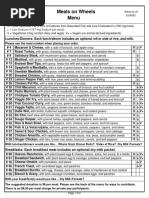 LSU 459 Dining Hall Menu for Oct 15 | PDF | Spanish Cuisine | Roasting