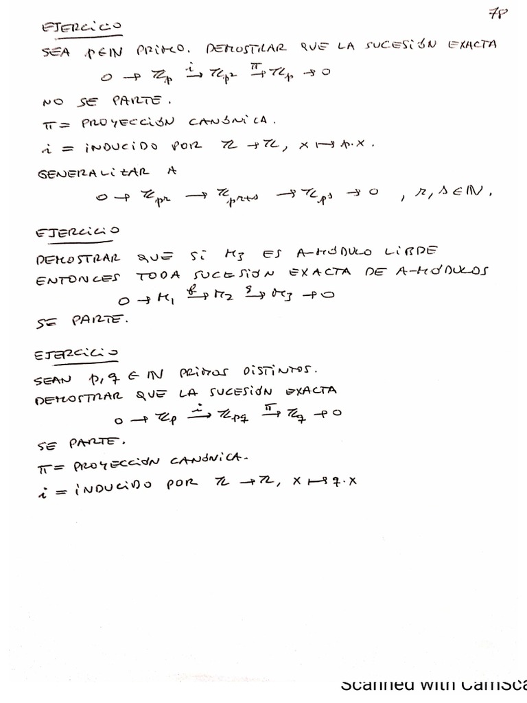 10 - Ejercicios de S. E., (Anillos y Módulos) Noetherianos y Artinianos | PDF