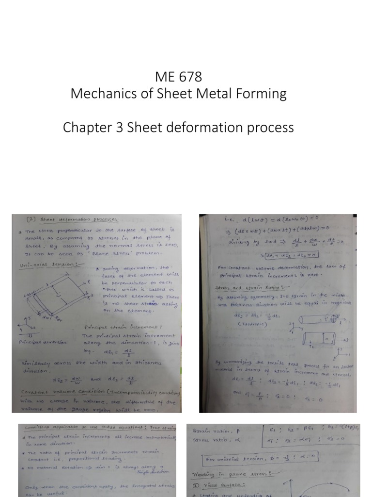 Chapter 3 2021 | PDF | Deformation (Engineering) | Plasticity (Physics)
