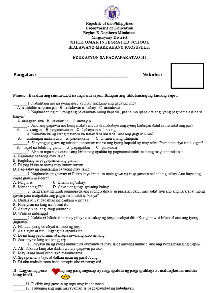 PT - Esp 3 - Q2 | PDF