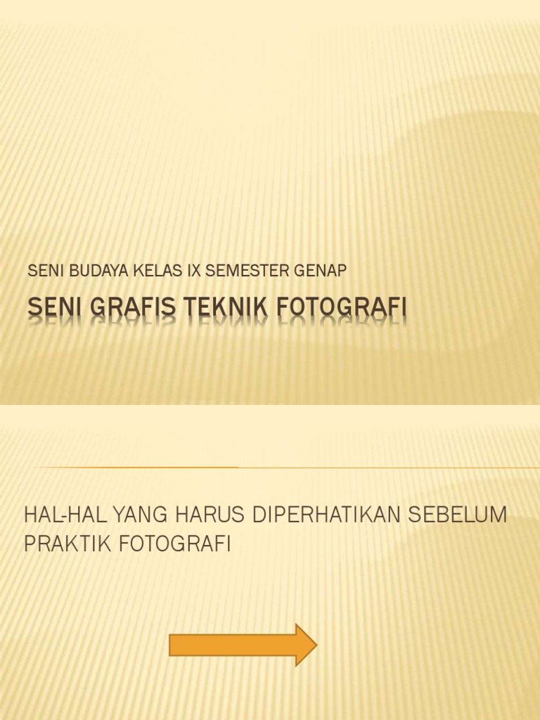 Seni Grafis Teknik Fotografi | PDF