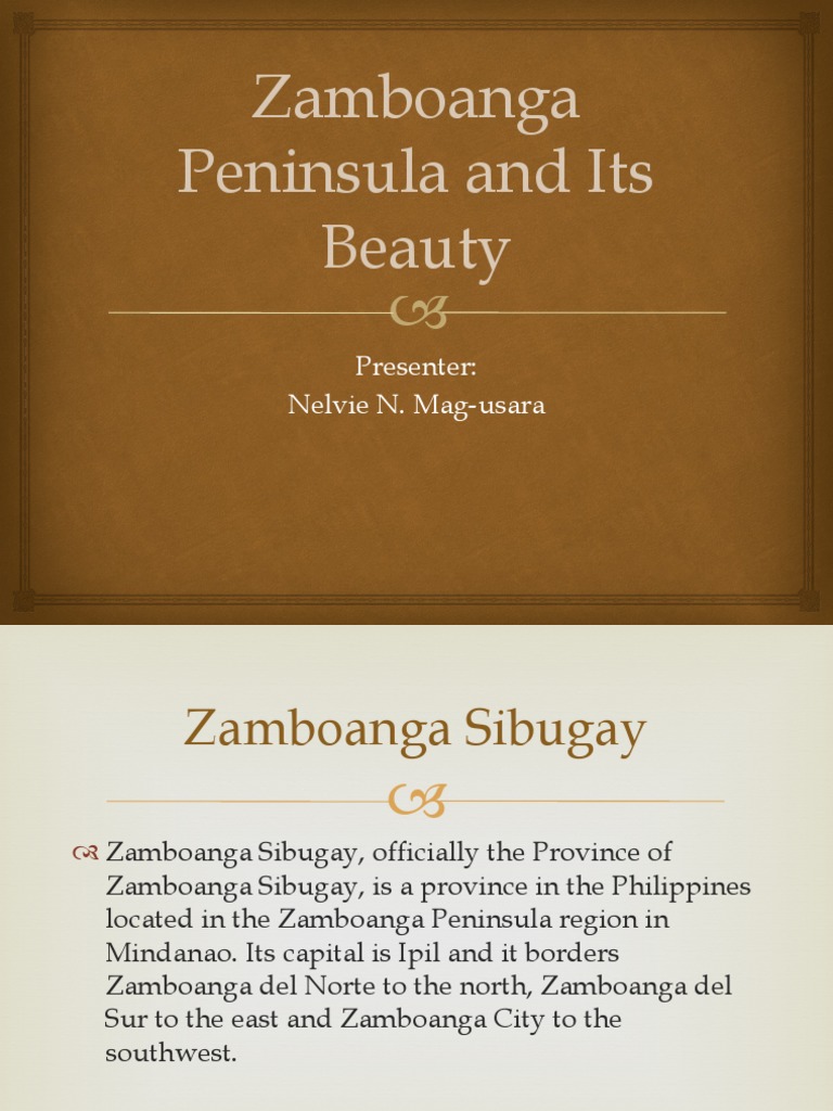 Zamboanga Peninsula and Its Beauty | PDF | Mindanao | Physical Geography