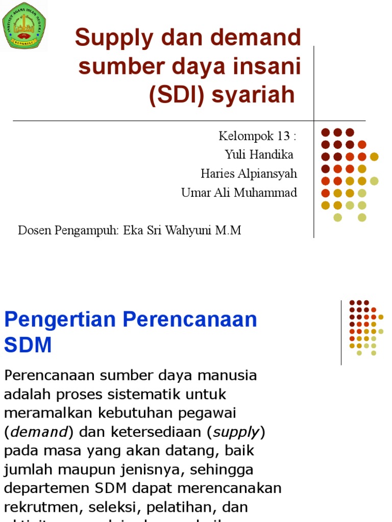 Supply Demand SDI | PDF