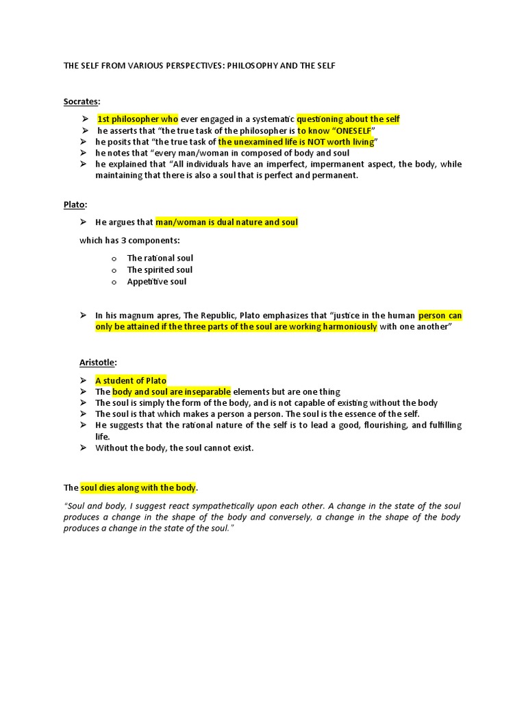 For The Uts | PDF | Id | Soul