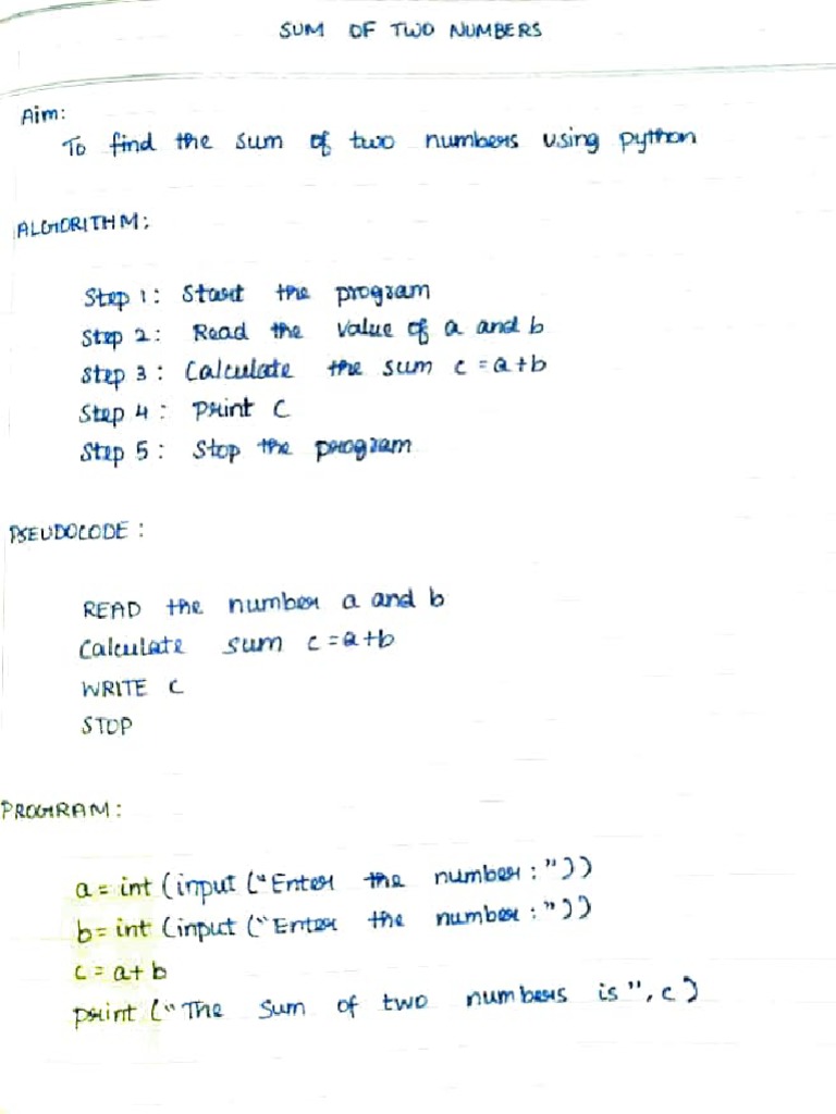 Python Record Pdf 