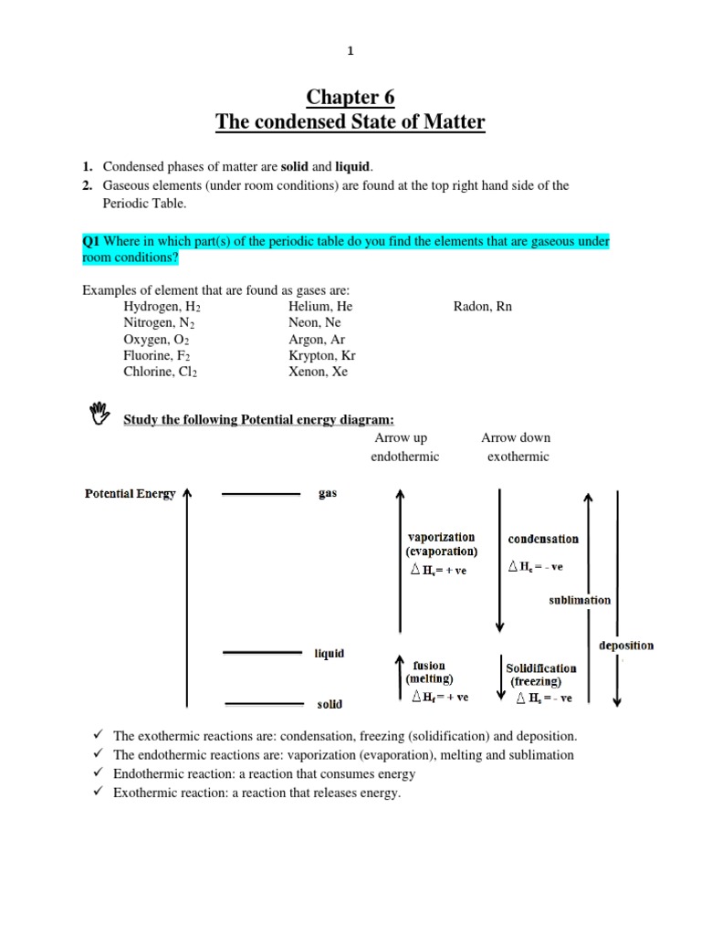 2223 Grade 10 Chemistry Chapter 6 Notes | PDF | Solubility | Liquids